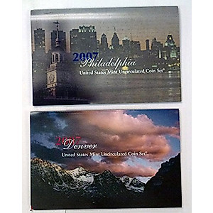 2007 P & D Mint Set Uncirculated Coin Set OGP