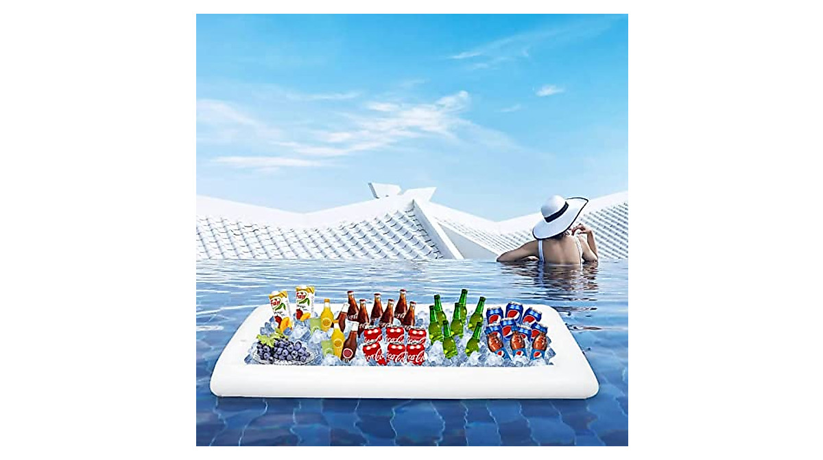 Inflatable Drink Cooler for Parties | INNOVATIVE LIFE Portable Food Cooler