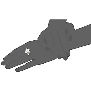 Bella Pearl Fancy Double Pearl Ring, Size 7