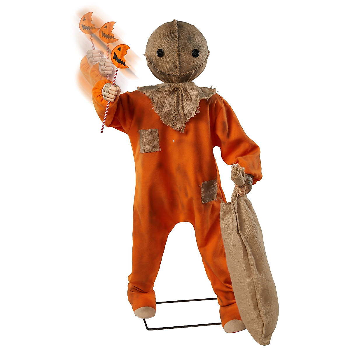 Spirit Halloween Trick r’ Treat Sam Animatronic | Officially Licensed | 4.3 Feet | Halloween Décor | Horror Décor | Moving Prop