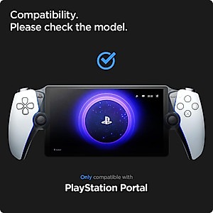 Spigen Tempered Glass Screen Protector [GlasTR EZ FIT] designed for PlayStation Portal Remote Player - 1 Pack