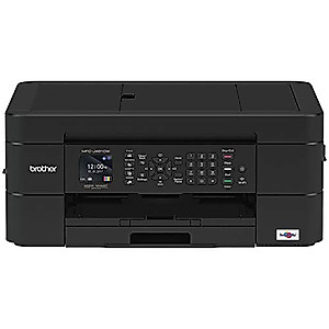 Brother Wireless All-in-One Inkjet Printer, MFC-J491DW, Multi-Function Color Printer, Duplex Printing, Mobile Printing,Amazon Dash Replenishment Enabled (Renewed)