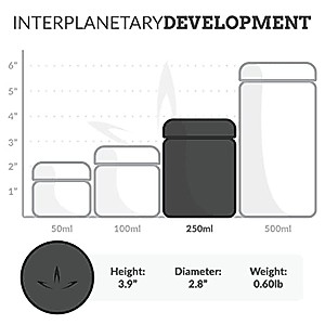 Interplanetary Development Airtight Glass Stash Jar (Half Ounce)