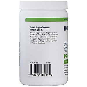 Amazon Brand - Wag Probiotic Supplement Chews for Dogs, Natural Duck Flavor, 160 count