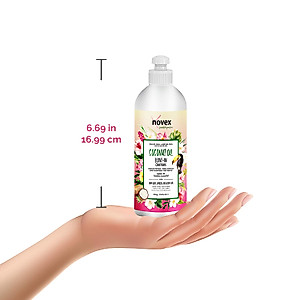 Novex Coconut Oil Leave in Conditioner, Smooth and Sily Hair, White, 10.5 Oz Bottle