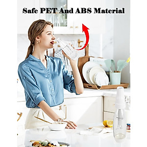 ZLXHDL Portable Soda Water Maker, 1000ml Household Soda Water Makers Carbonated Water Soda Streaming Machine for Home(CO2 Cartridges Not Included)