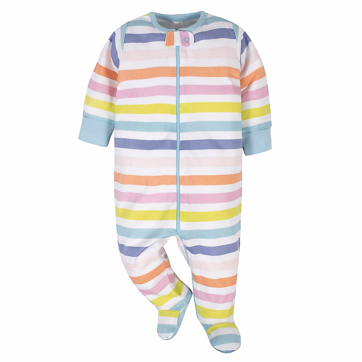 Onesies Brand Baby Girls' 4-Pack Sleep 'N Play Footies Multi Pack, Pink Unicorns, 0-3 Months