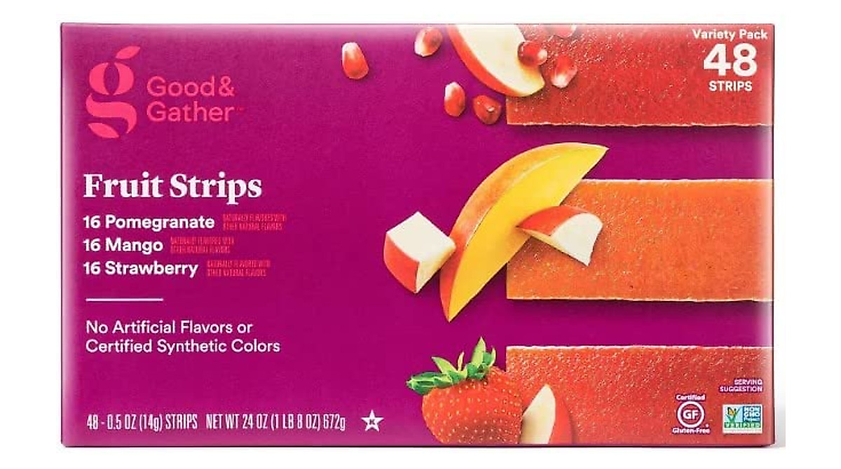 Healthy Fruit Strips Variety Pack – Real Fruit, No Artificial Ingredients
