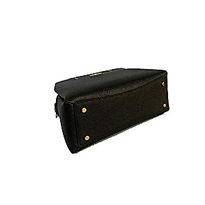 Coach Crossgrain Leather Mini Lille Carryall Satchel - Black, Small