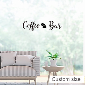 3 PCS Coffee Wall Decor Sticker Coffee Signs for Coffee Bar Kitchen Wall Stickers,Removable DIY Vinyl Mug Decal Wallpaper for Coffee Bar Restaurant Kitchen Home Office Shop Hotel Wall Decoration