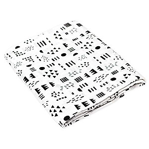 HonestBaby 3-Pack Organic Cotton Swaddle Blankets, Pattern Play, One Size