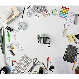 Cup-Holster - The Best Anti-Spill Cup Holder for Your Desk or Table (Black, 1)