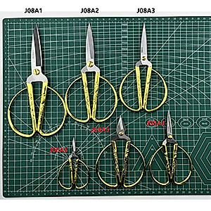 Fengtaiyuan J08A6, Stainless Steel Scissors, Office, Tailor Cutting, golden scissors (J08A6)