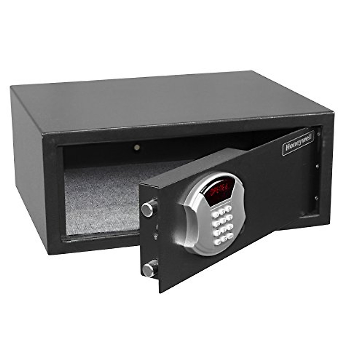 Honeywell Safes & Door Locks - Hotel Room Style Safe Box with Digital Lock - Fits 17" Laptop - LED Display Panel - Low Profile Steel Security Personal Safe for Money - 1.14 Cubic Feet - Black - 5105DS