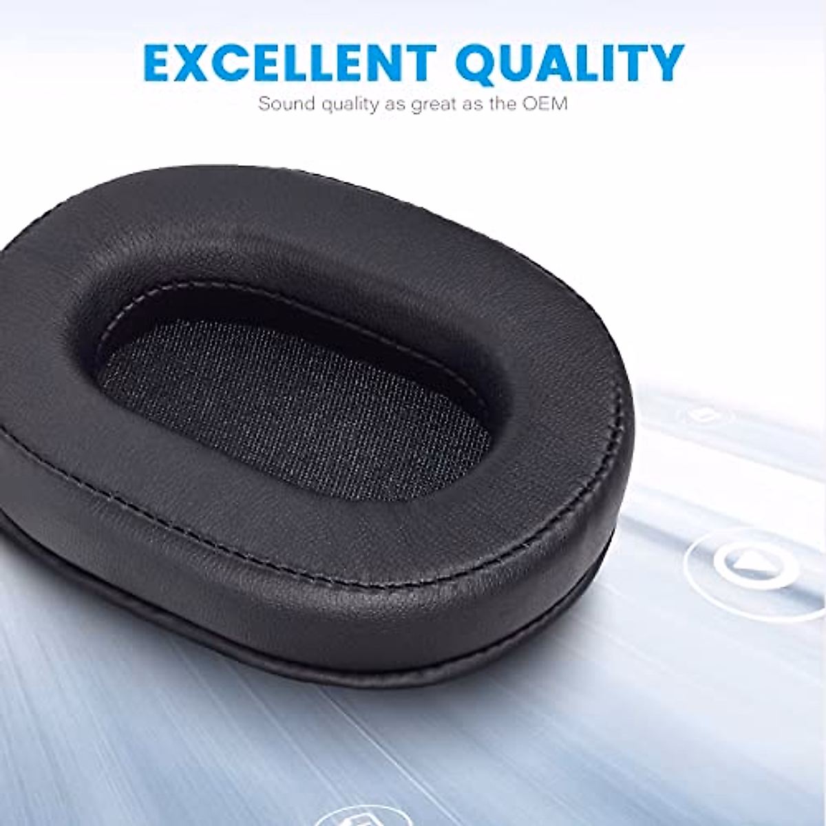 Crusher Wireless Headphones Pads, Comfortable Hesh 3 Earpads Replacement Ear Muffs Cushions Compatible with Skullcandy Crusher Evo/Crusher ANC/Crusher Wireless, Hesh 3/Hesh ANC/Hesh Evo Headphones