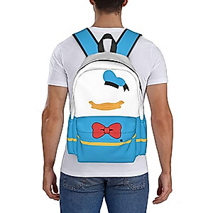 Cartoon Anime Backpack,3d Print Laptop Bag Large Casual Daypack Waterproof Backpacks For Travel Large Capacity Backpack，17 Inch (Blue)