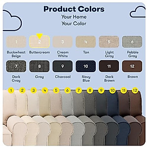 Serta Copenhagen 73" Rolled Arm Sofa, Easy Care Polyester, Soft Pillow Back, Pocket Coil Seat Cushions, Removable Covers, Loveseat or Couch for Small Spaces, Living Rooms or Bedrooms, Buttercream