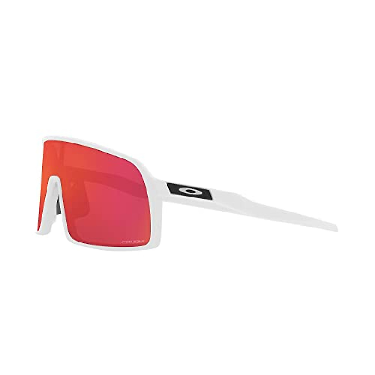 Oakley Men's OO9406 Sutro Rectangular Sunglasses, Polished White/Prizm Field, 37 mm