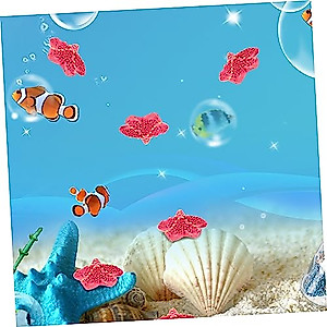 Garneck 10pcs Aquarium Pet Ornament Fish Tank Ornament Bonsai Ocean Animal Wedding Table Decor Mini Sea Stars Crafts Dining Table Decor Miniature Sea Stars Decoration Resin Statuette Beach