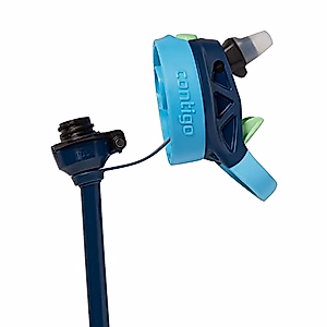 Contigo Kids Water Bottle with designed AUTOSPOUT Straw, 14 oz., Blueberry Ocean