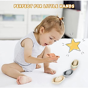 Bath Toys for Kids from Recycled Plastic Mold Free Floating Stacking Boat Bath Toy