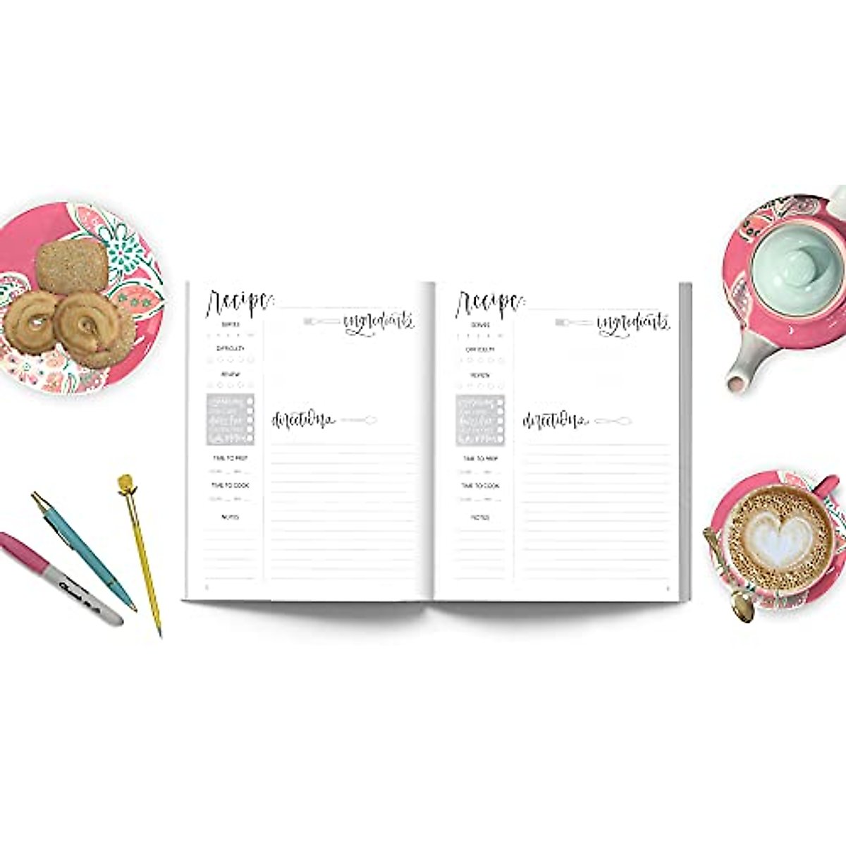 Recipe Book: A Blank Create Your Own Cookbook