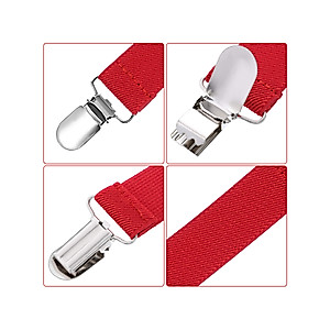 Zhanmai 6 Pairs Dress Clips Elastic Mitten Clips Stainless Steel Brooch Clip for Women Mitten Clips for Adults(18 cm, Multicolored)