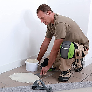 WORKPRO 6 Pairs Garden Gloves and Garden Knee Pads, Flooring Kneepads with Foam Padding, Comfortable Kneeling Cushion for Gardening