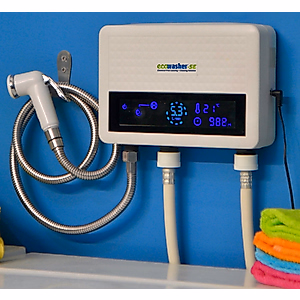 EcoWasher EcoWasher SE Laundry Cleaning System | Advanced Oxidation Technology with Activated Oxygen & Hydrogen Peroxide | Detergent-Free Washing | Multi-Purpose Home Cleaner |