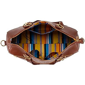 Badgley Mischka Madalyn Vegan Leather Travel Tote Weekender Bag