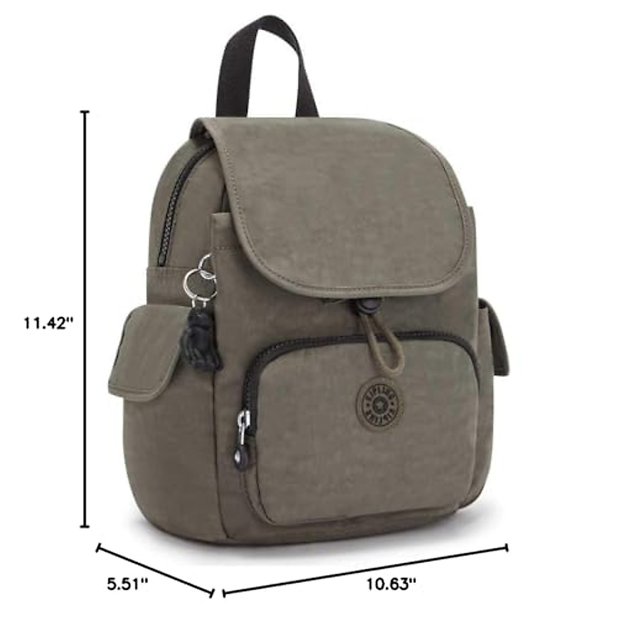 Kipling City Pack Mini, Green Moss
