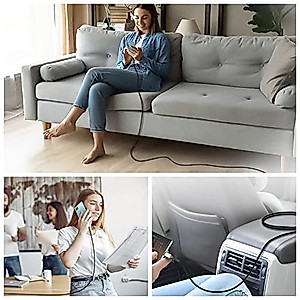 6FT USB-C to USB-C Charging Cable, 2-Pack USB 2.0 Type C to Type C Cable 60W/3A Fast Charging C to C Charger Cord Compatible with Samsung Galaxy S22 Ultra Google Pixel 6 iPad Pro, USBC to USBC Cable