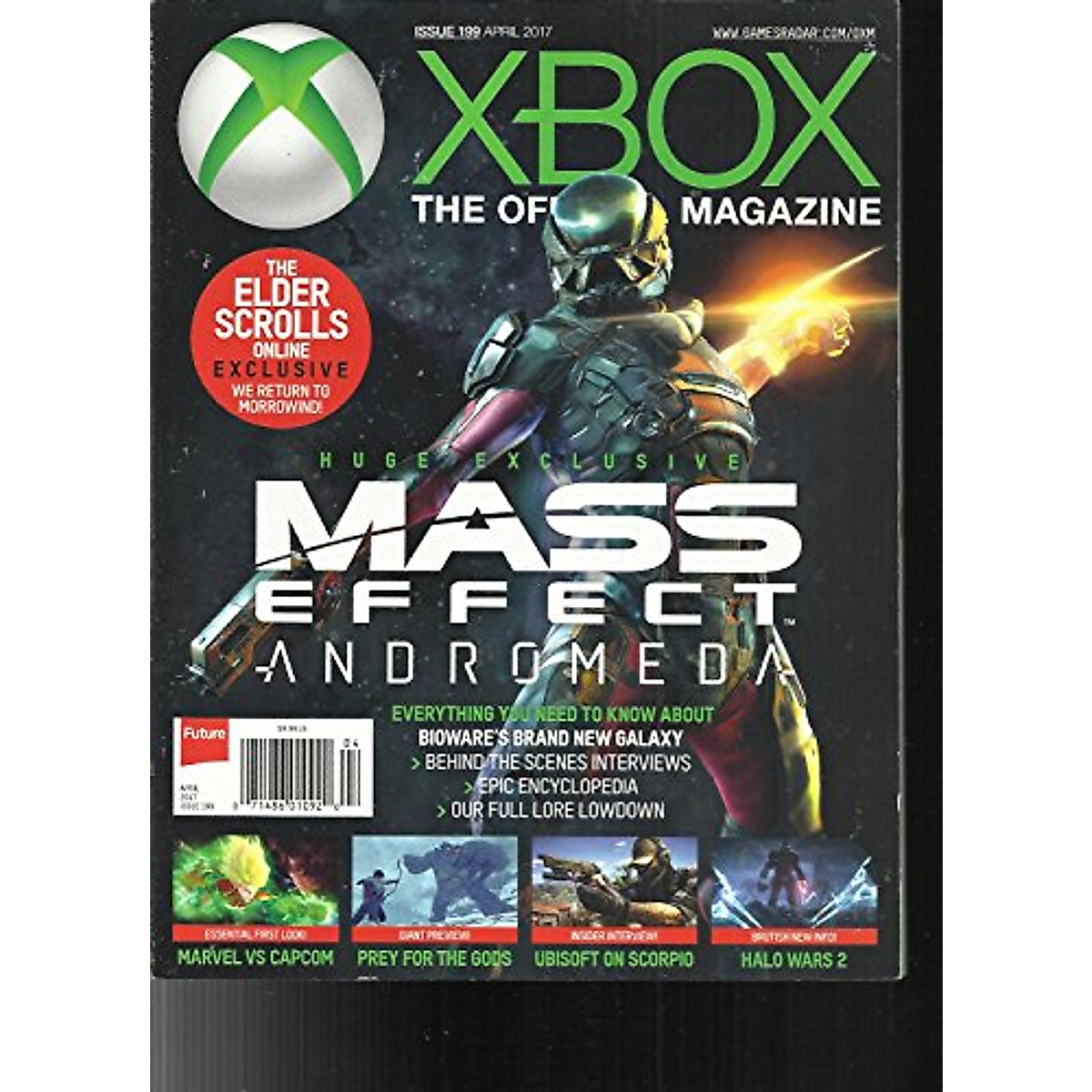 X BOX THE OFFICIAL MAGAZINE, APRIL, 2017 ISSUE, 199 MASS EFECT ANDROMEDA