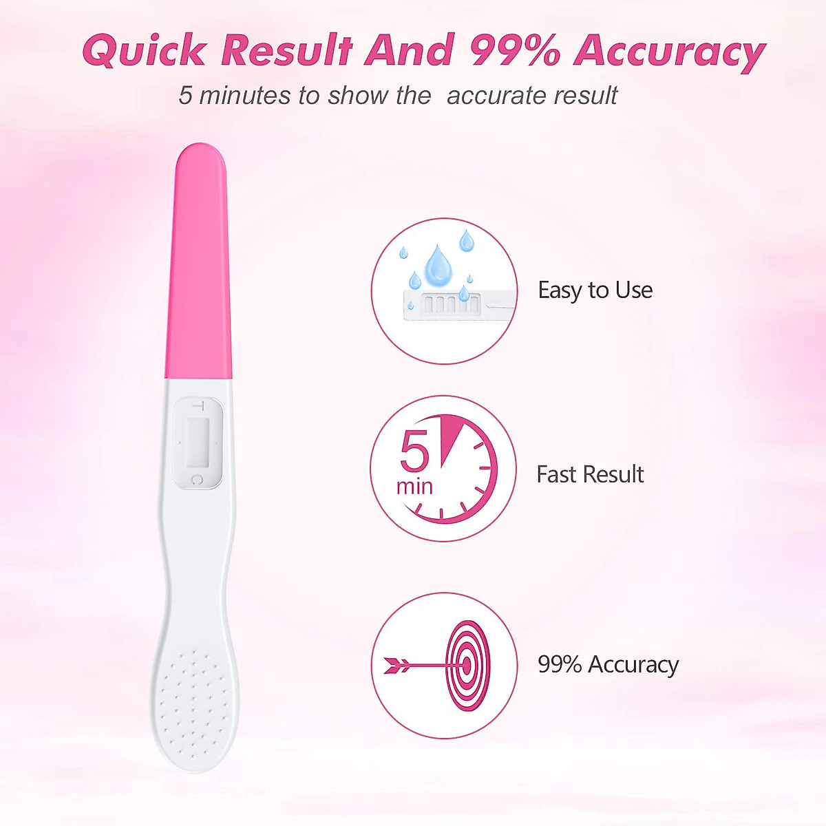 MomMed Midstream Pregnancy Test - Home Pregnancy Test – Early Detection Test, Incredibly Accurate – Super Fast Results – HCG Testing Kit - 6 Pack