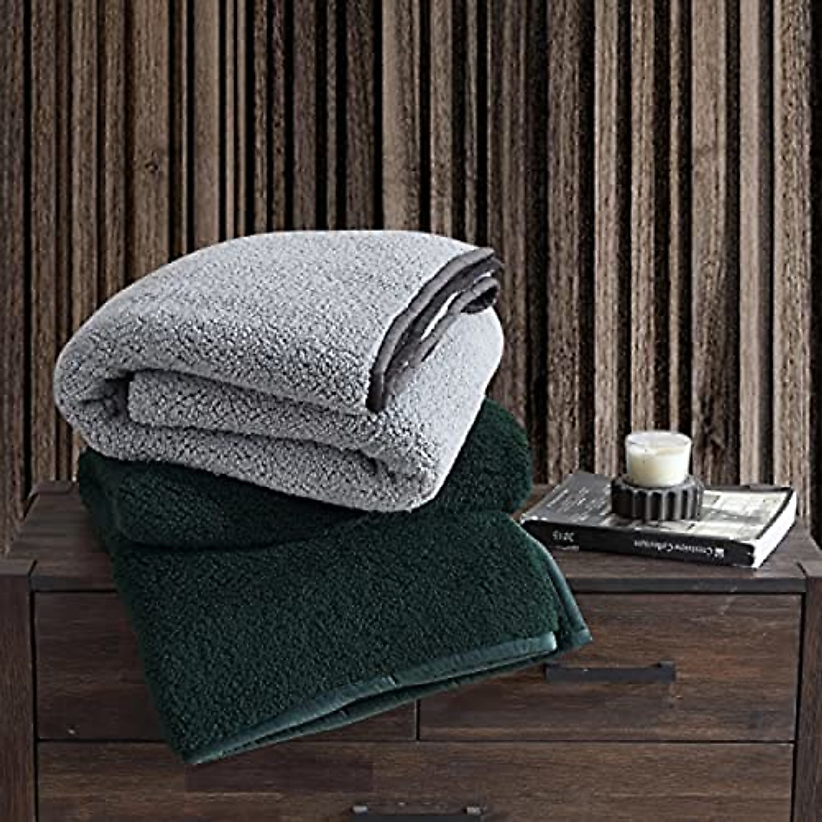 Eddie Bauer - Throw Blanket, Reversible Sherpa Bedding, Medium Weight & Warm Home Decor (Charcoal, Throw)