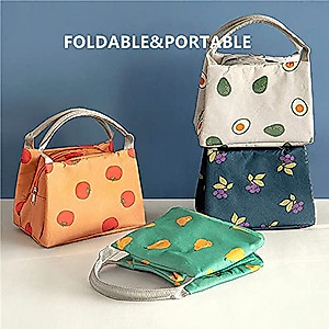 Markar Insulated Lunch Bag for Women and Men,,Reusable Meal Prep Lunch Box for Work,Adult Portable Tote Lunchbox with Comfortable Handle Belt,Orange