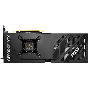 MSI Gaming GeForce RTX 4070 Ti 12GB GDRR6X Extreme Clock: 2655 MHz 192-Bit HDMI/DP Nvlink Tri-Frozr 3 Ada Lovelace Architecture Graphics Card (RTX 4070 Ti Ventus 3X E 12G OC)