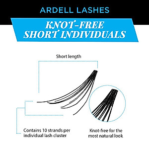 Ardell Individuals False Eye Lashes Short Black 4 Pack