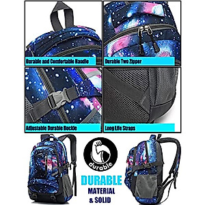 Kountan Laptop Backpack for School College Travel Business , Computer Bookbag Bag with USB Charging Port , Anti Theft Laptop Backpack Fits 15.6 Inch Notebook, Gifts for Men & Women(Galaxy) One Size