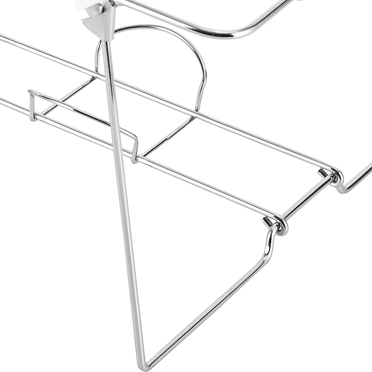 Gdrasuya10 12 Pack Buffet Stand Wire Racks, Foldable Chafing Wire Chafing Wire Rack Full Size Buffet Wire Frame Kit for Dish Serving Trays for Home Party, Restaurant, Event Catering Supplies