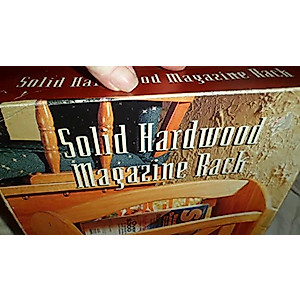 Trends Home Solid Hardwood Magazine Rack New Old Stock