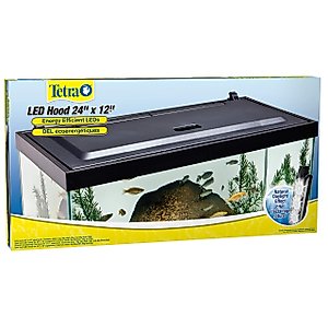 Tetra LED Aquarium Hood, Low Profile, Energy Efficient Hood With Lighting