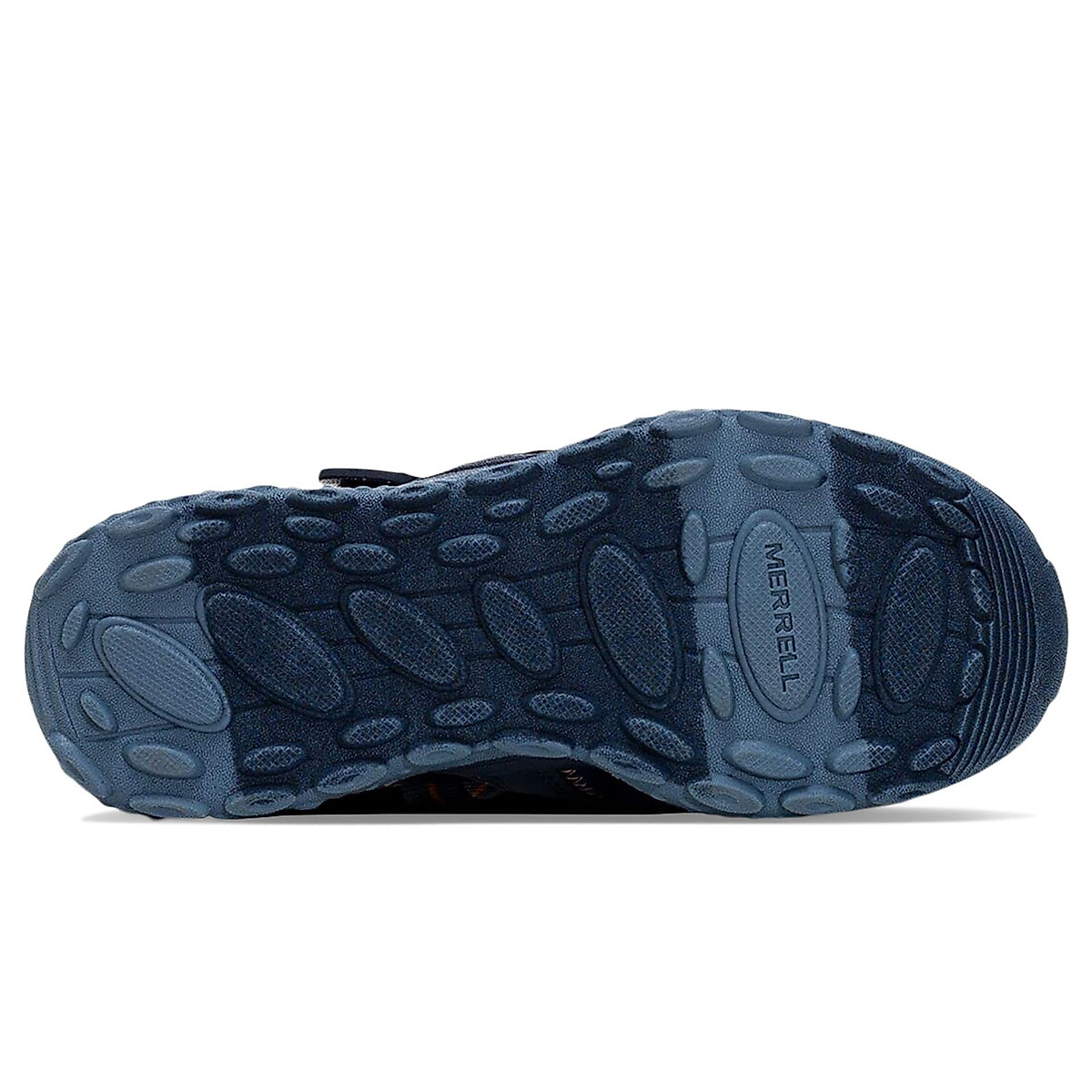 Merrell Unisex-Child Hydro 2 Sandal, Navy/Orange, 2 Big Kid