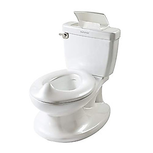 Summer Infant My Size Potty, White - Realistic Potty Training Toilet Looks and Feels Like an Adult Toilet - Easy to Empty and Clean