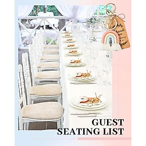 Huquary 72 Pcs Boho Keychain Set 36 Pcs Macrame Rainbow Keychains Weaving Rainbow Tassel Keychains 36 Thank You Tag for Birthday Wedding Party Favors Baby Bridal Shower Bohemian Party Supplies