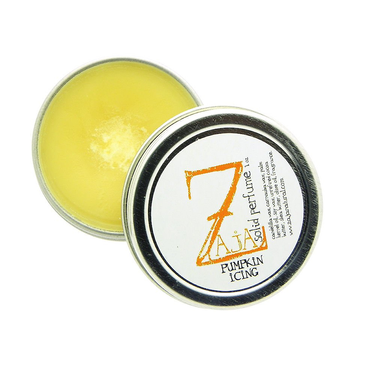Pumpkin Icing Solid Perfume by ZAJA Natural 30g Pumpkin Sugar Vanilla Cupcake Red Apple Pear Clove Nutmeg