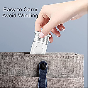 Tusscam Silicone Charger Protector Compatible with Most Mobile Phone Cord Winder Line Protector