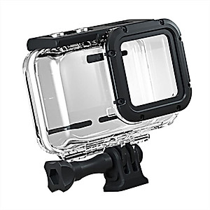 For Insta360 ONE R Sports Camera Case Protective Housing Insta360 ONE R Diving Cases Waterproof Housing 4K IPX8 Accessory Camera Accessories Anti-fall Bezel Protective Cases (Black) A458