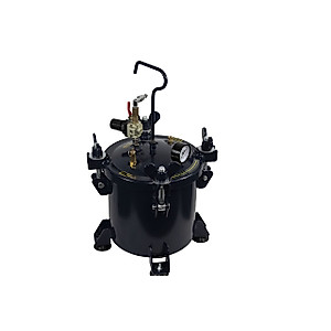 CALIFORNIA AIR TOOLS 255C 2.5 Gallon Pressure Pot for Casting, Blue & CAT-1P1060S Light & Quiet Portable Air Compressor, Silver