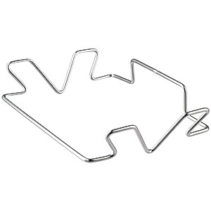 couponhub Trash Bag Holder for Cupboards Kitchen Cabinet Door, Stainless Steel Portable Garbage Bins Suspension Bracket